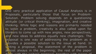 Causal analysis | PPT