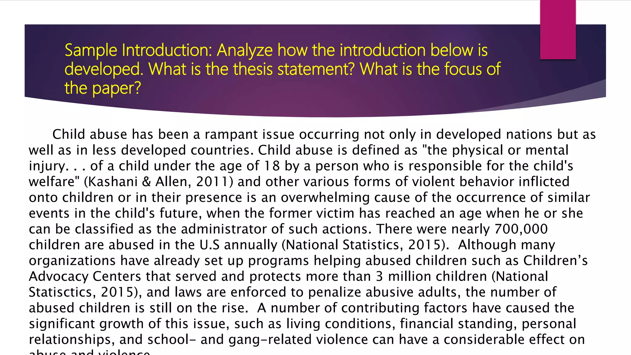 Causal Analysis Essay | PPTX