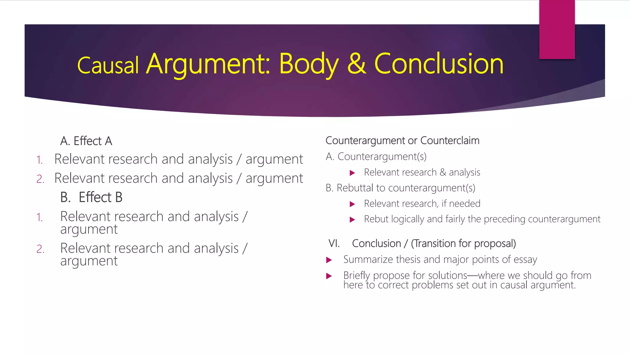 Causal Analysis Essay | PPTX