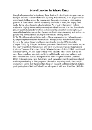 Causal Argument Essay Examples | PDF