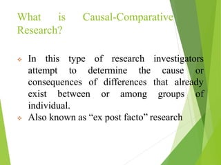 Causalcomparativeresearch 150312133324-conversion-gate01-converted | PPT