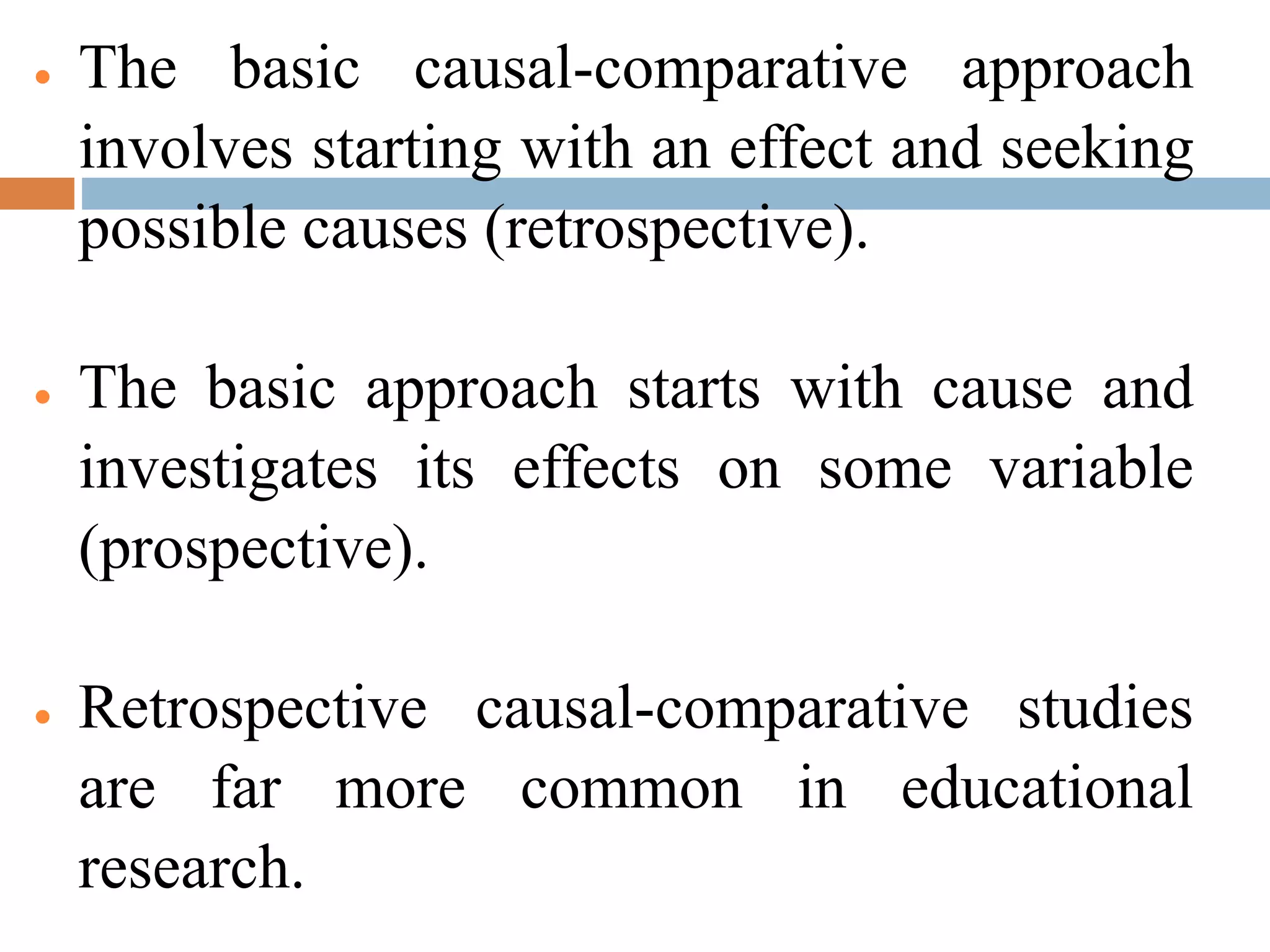 Causal comparative research | PPTX