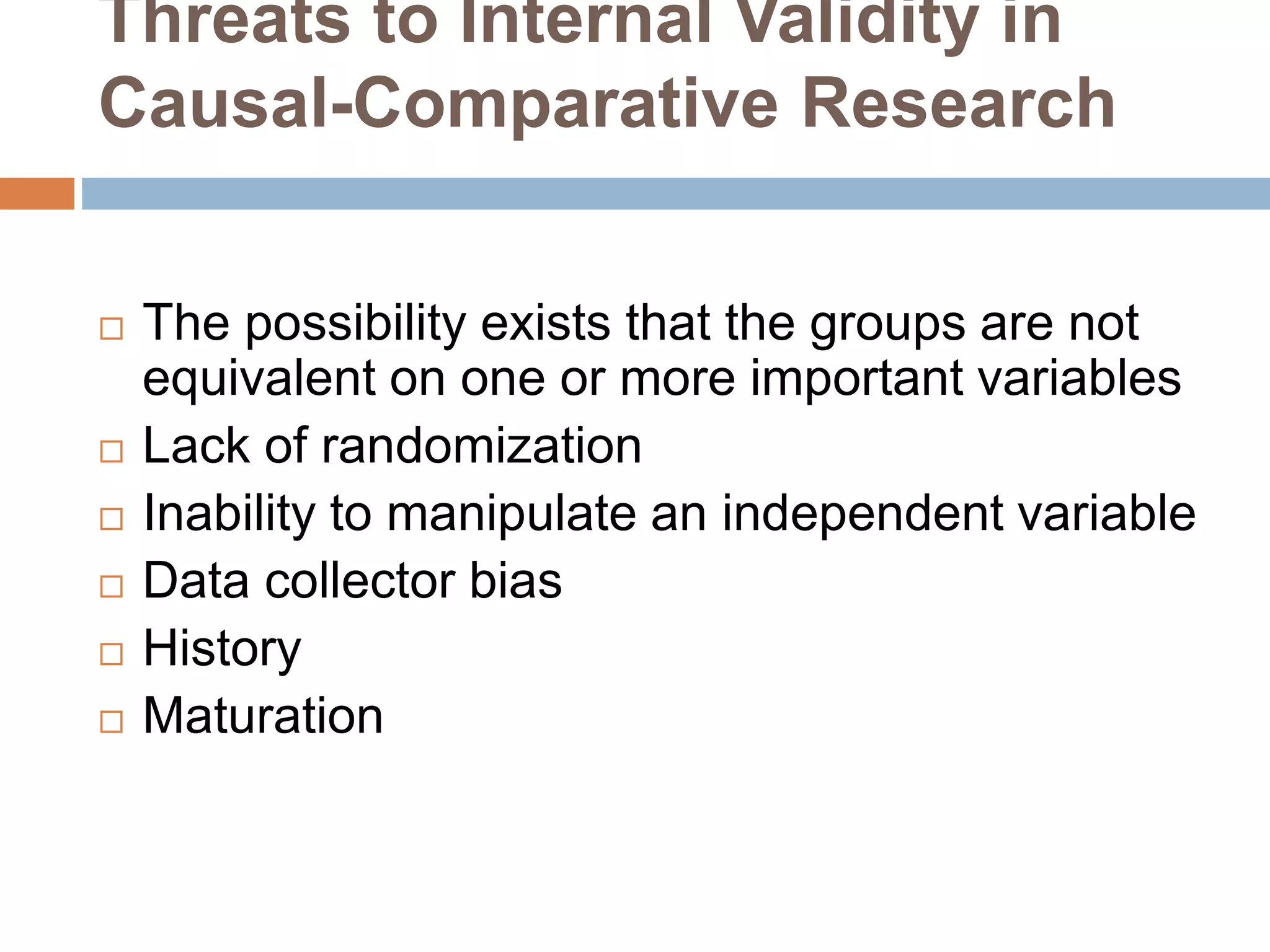 Causal comparative research | PPTX