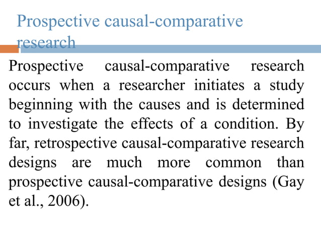 Causal comparative research | PPTX