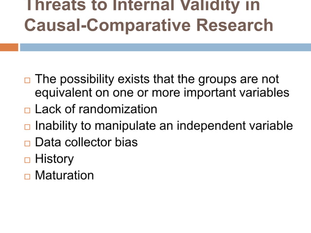 Causal comparative research | PPTX