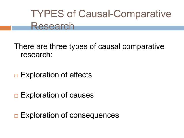 Causal comparative research | PPTX