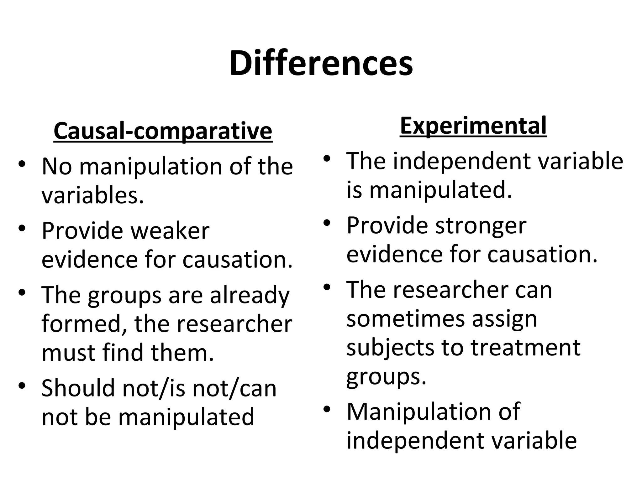 Causal comparative research | PPT