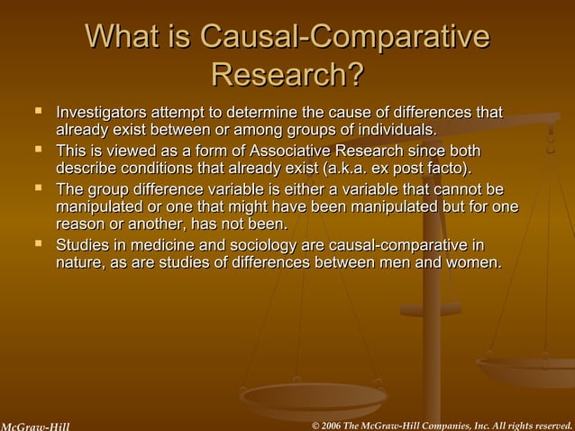 Causal comparative study | PPT