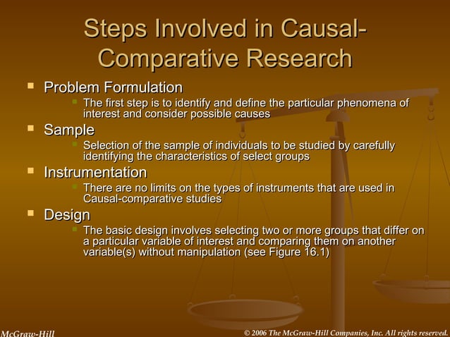 Causal comparative study | PPT