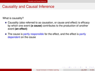 Causal Confusion in Imitation Learning | PPT