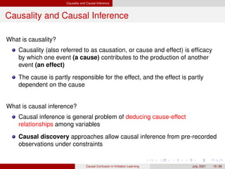Causal Confusion in Imitation Learning | PPT