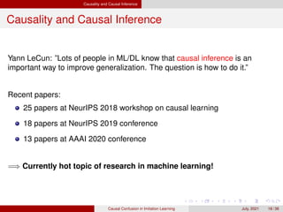 Causal Confusion in Imitation Learning | PPT