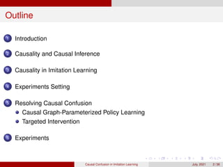Causal Confusion in Imitation Learning | PPT
