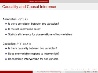Causal Confusion in Imitation Learning | PPT