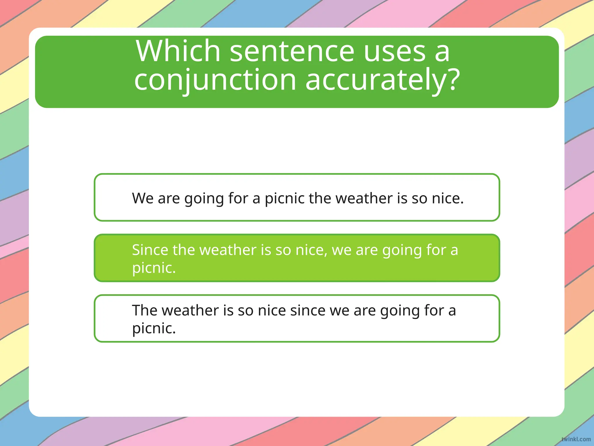 Causal Conjunctions for writing -students IGCSE | PPTX