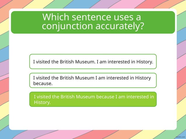 Causal Conjunctions for writing -students IGCSE | PPTX