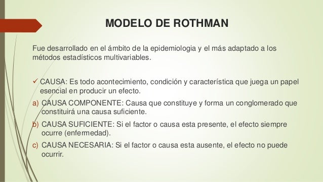 Causalidad en epidemiología