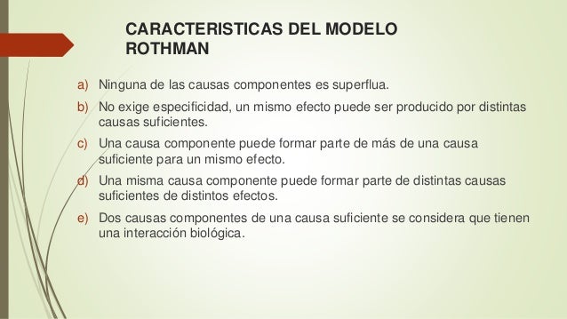 Causalidad en epidemiología
