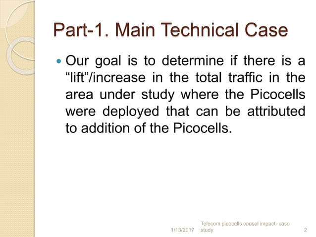 Causal impact study | PPTX
