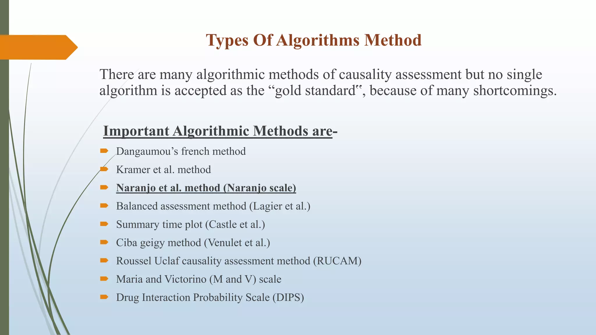 Causality assessment,methods,pharmacovigilance | PPTX
