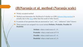 Causality assessment,methods,pharmacovigilance | PPTX