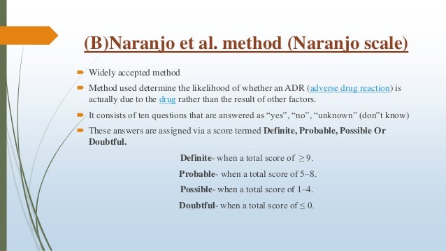 Causality assessment,methods,pharmacovigilance