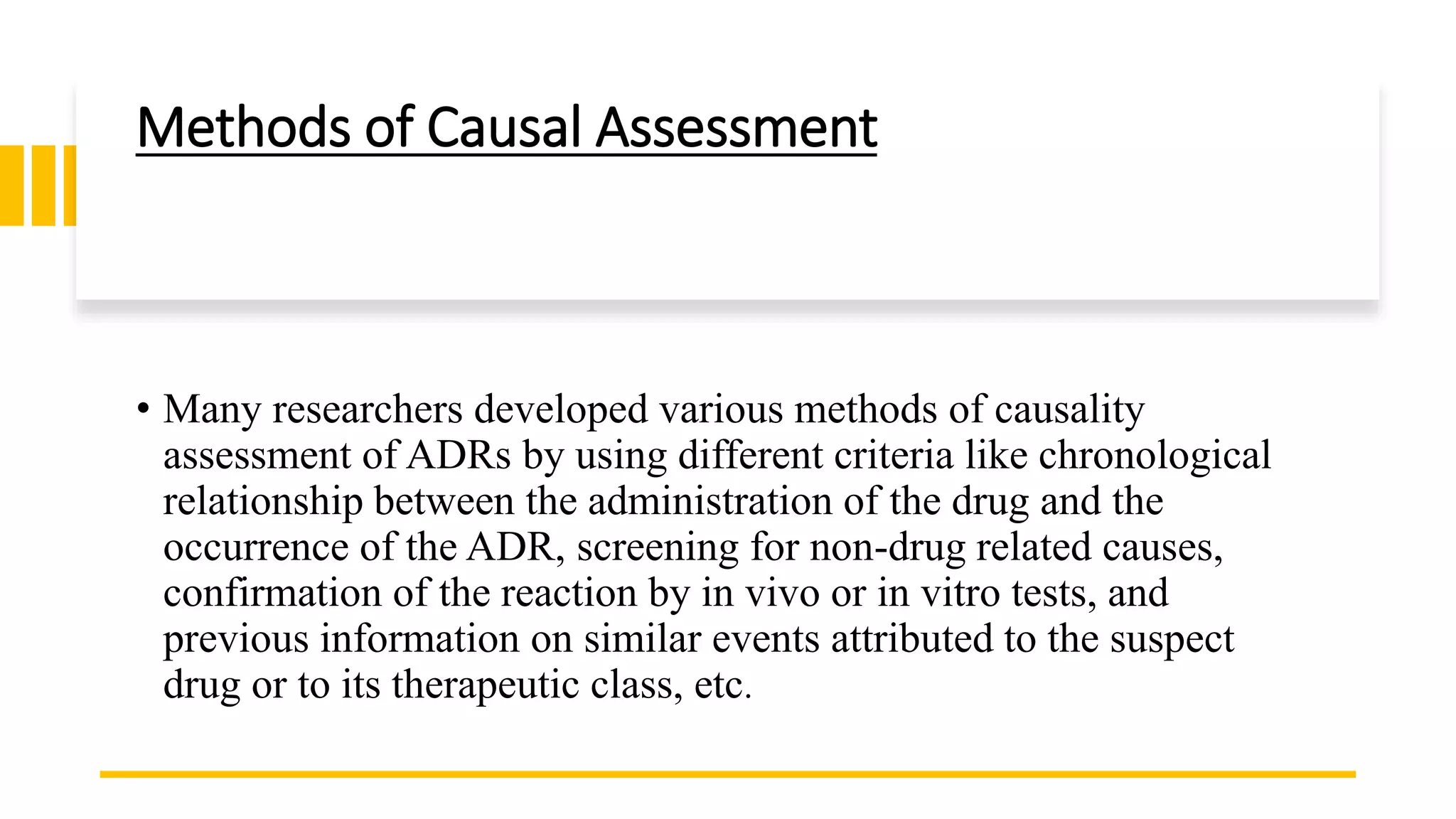 Causality assessment scale | PPTX