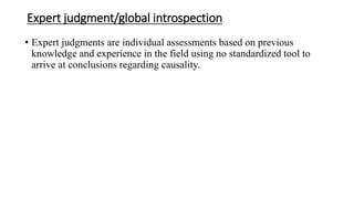 Causality assessment scale | PPTX