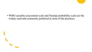 Causality assessment scale | PPTX