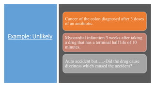 Causality assessment scale | PPTX
