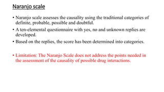 Causality assessment scale | PPTX
