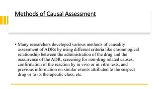Causality assessment scale | PPTX