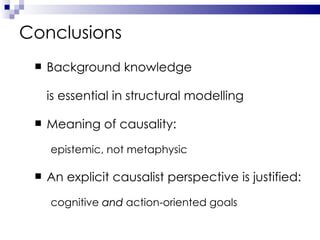 Causality Confoundingand Control060619 | PPS | Physics | Science