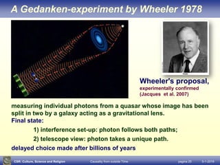 Causality from outside Time | PPT