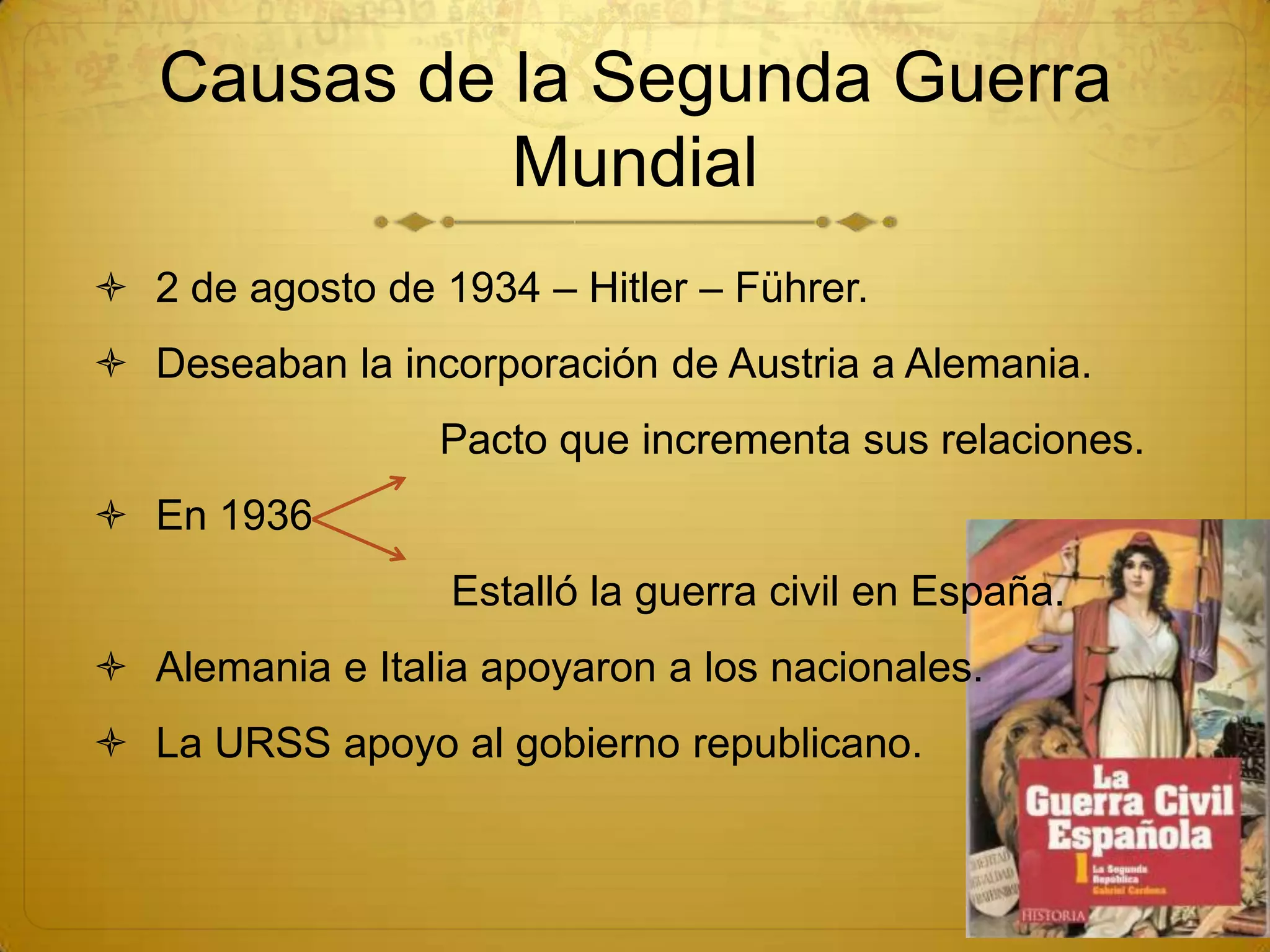 Causas de la 2 guerra mundial | PPT