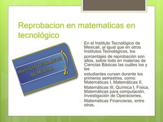 Causas de reprobacion | PPTX