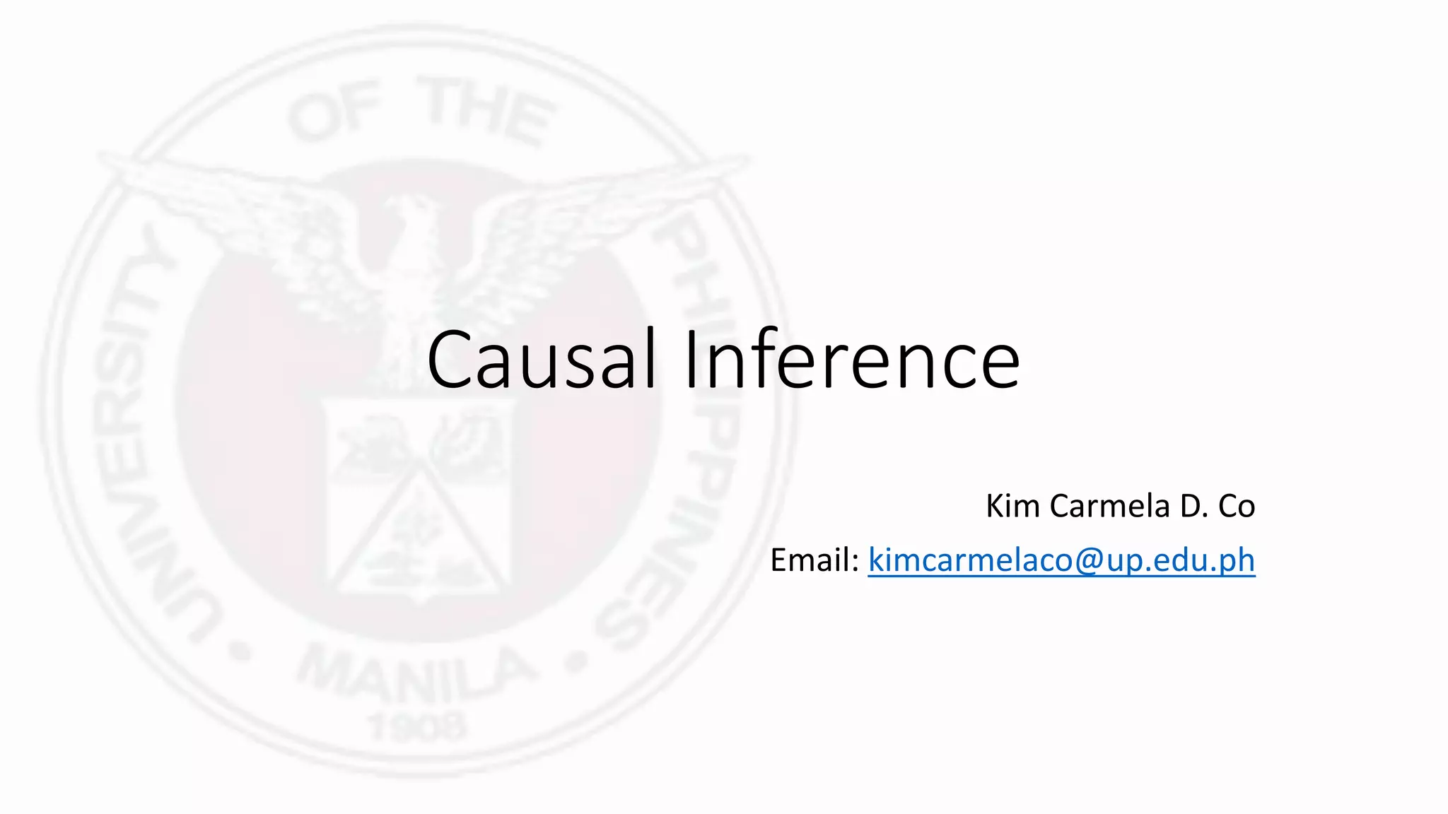 Causal Inference | PDF