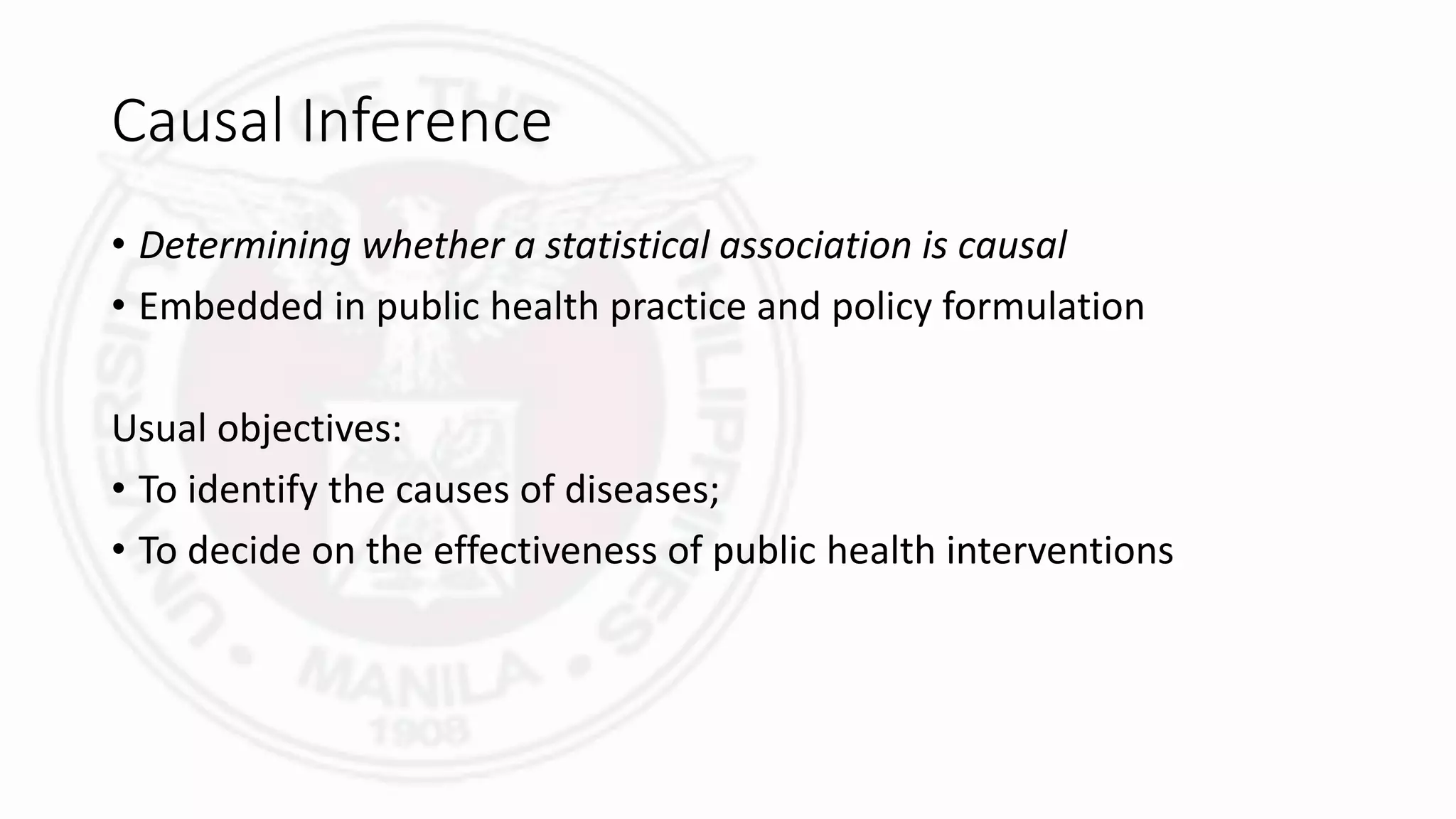 Causal Inference | PDF