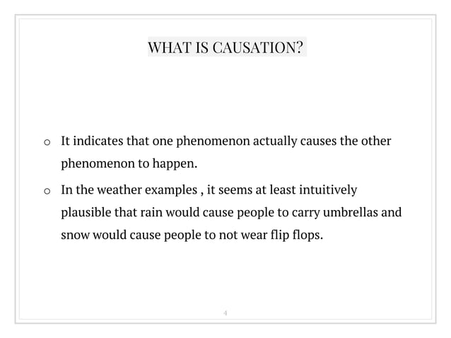 Causation v/s Correlation | PPTX | Physics | Science