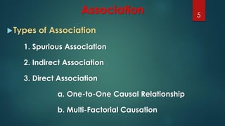 Causation and association of disease | PDF