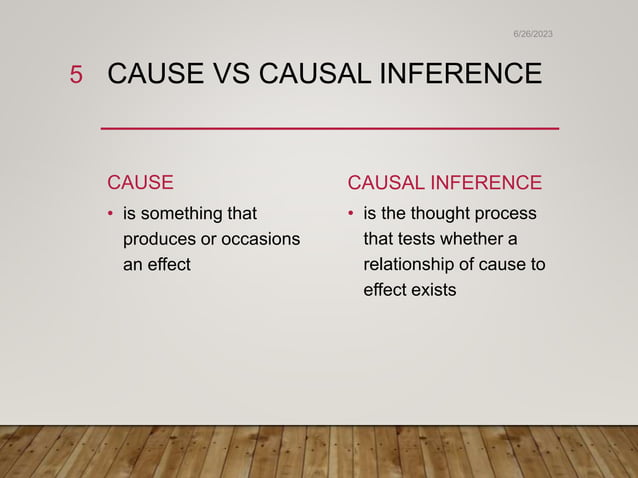 Causation and causal inferences.pptx | Lung and Respiratory Health | Diseases and Conditions
