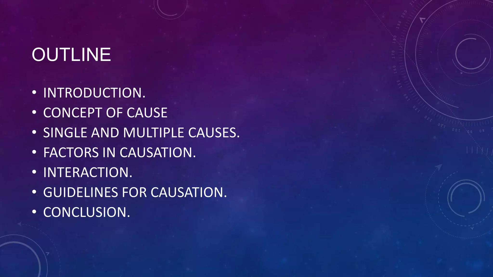Causation in epidemiology | PPTX