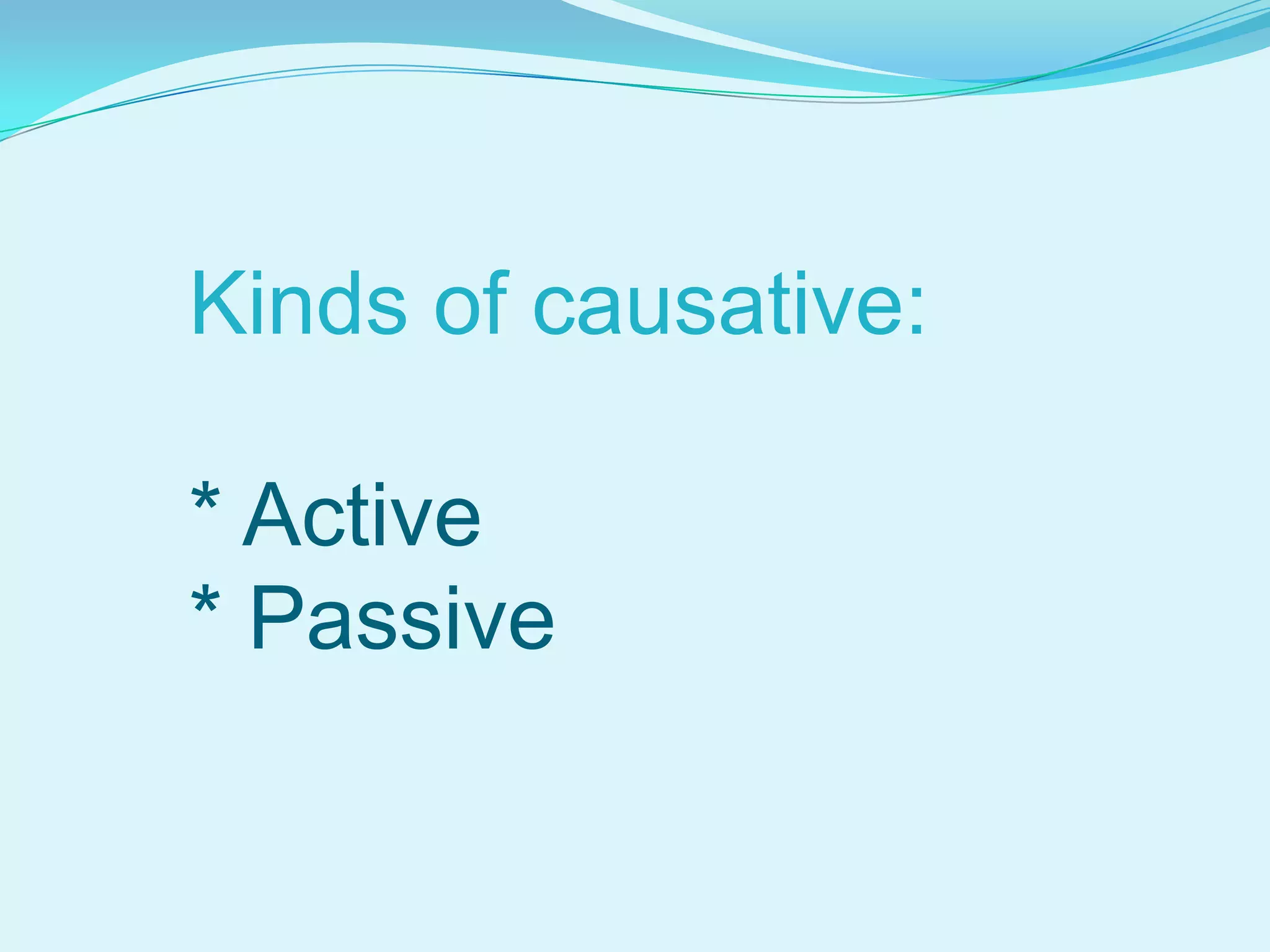 Causative | PPTX