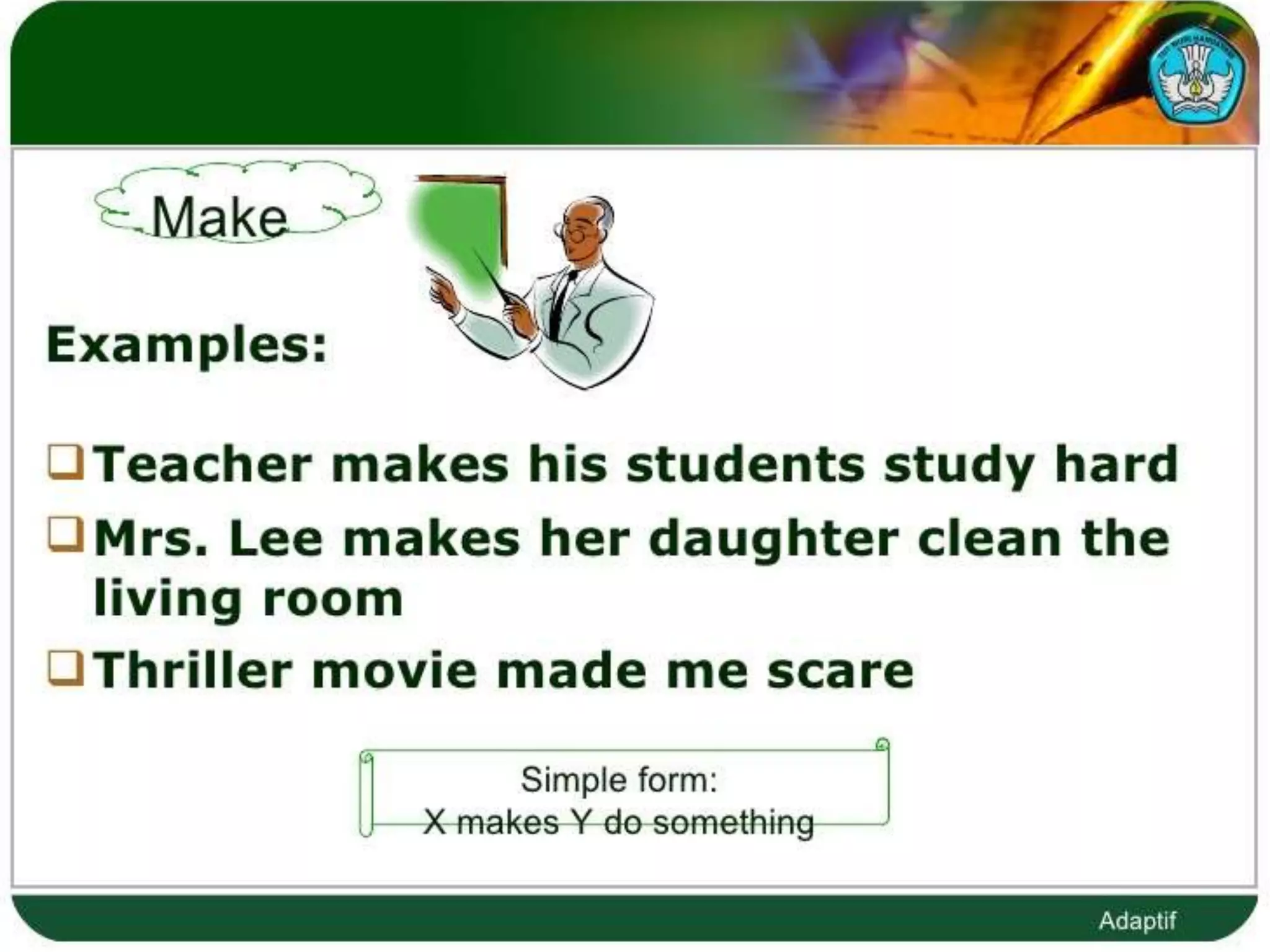 Causative Verbs (English Structure) | PPT