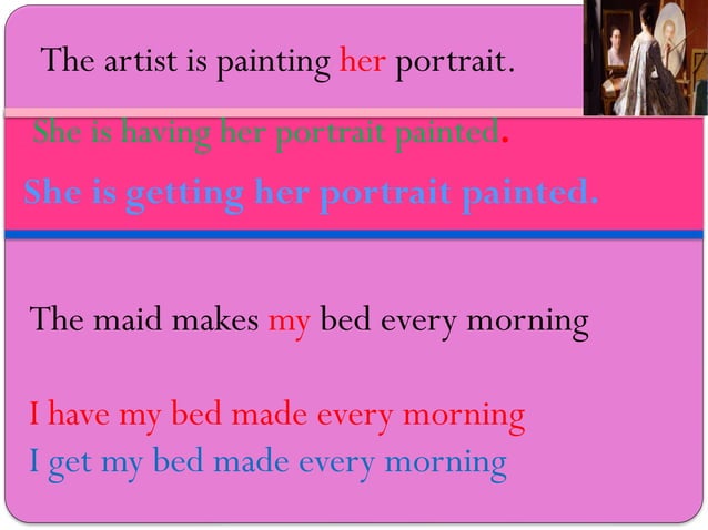 THE CAUSATIVE FORM IN ENGLISH GRAMMAR PRESENTATION | PPTX