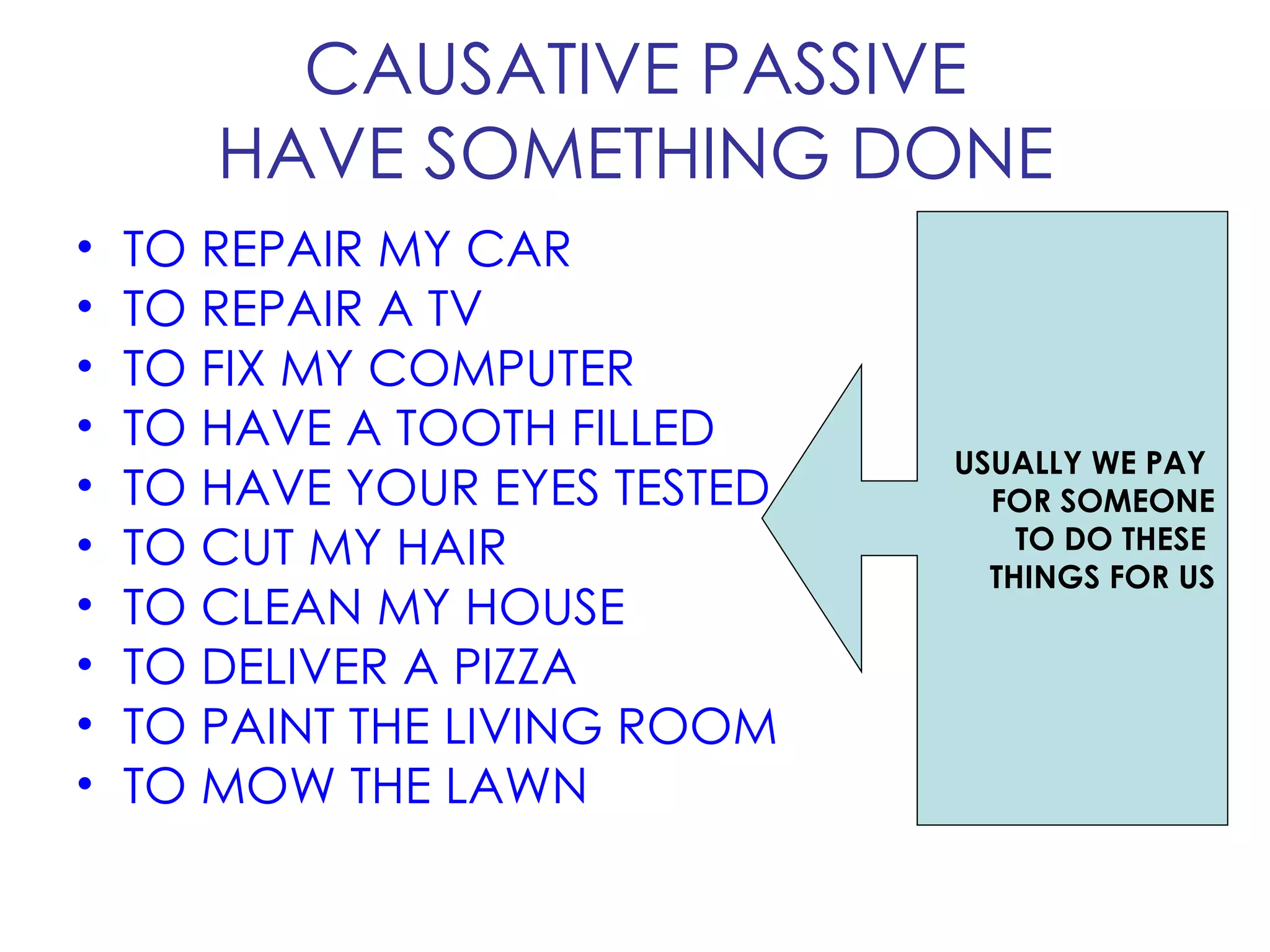 Causative passive | PPT