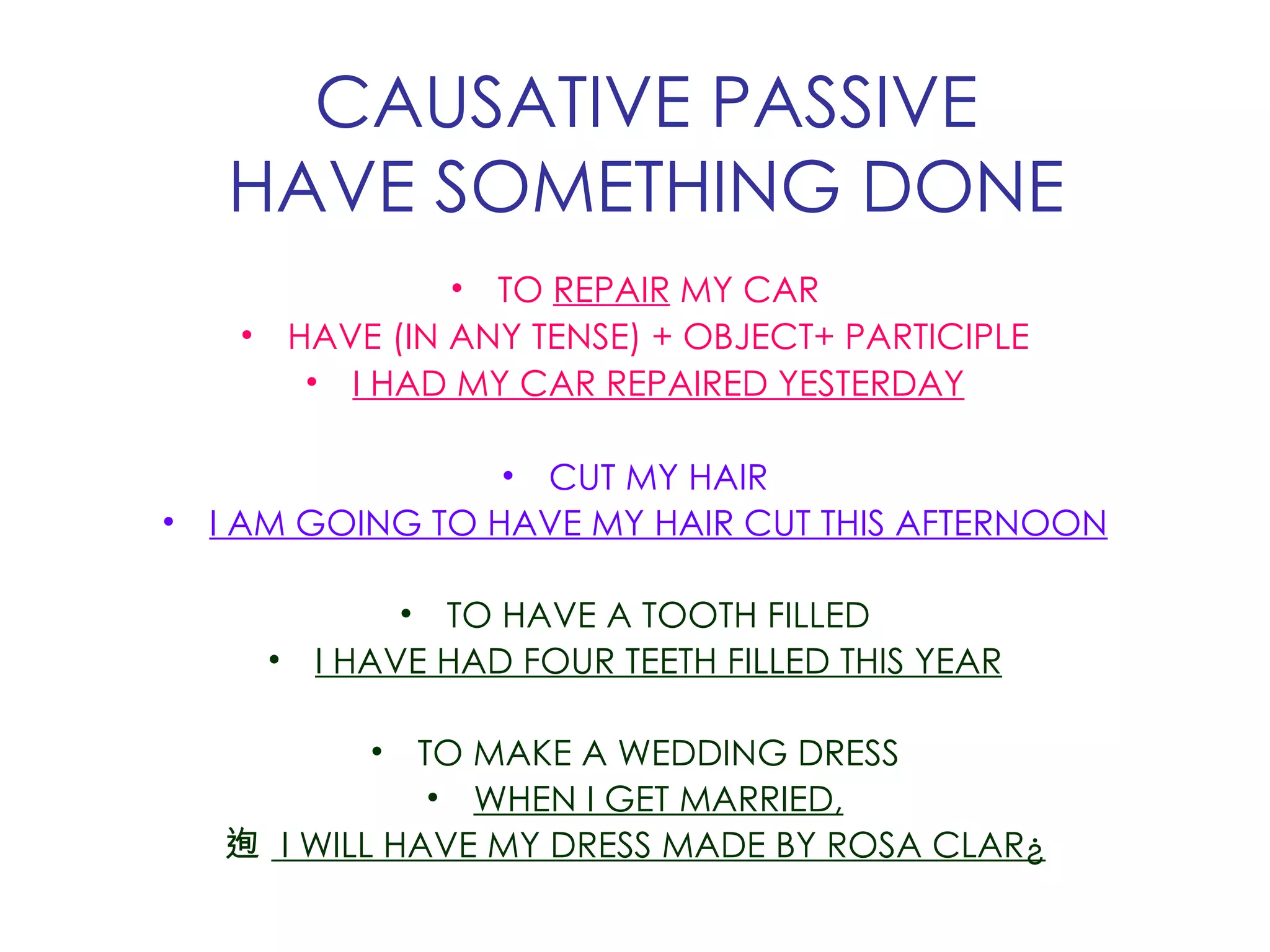 Causative passive | PPT