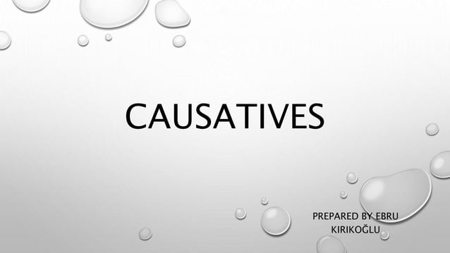Causatives | PPTX