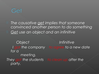 Causatives 2° modelo | PPT