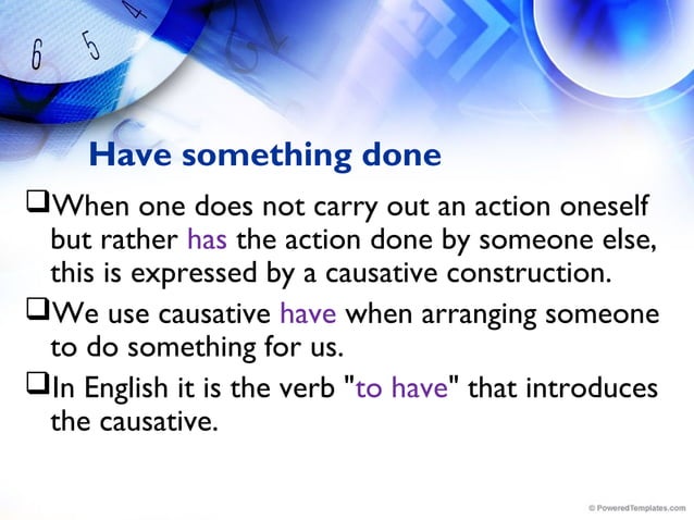 Causative Sentences | PPT